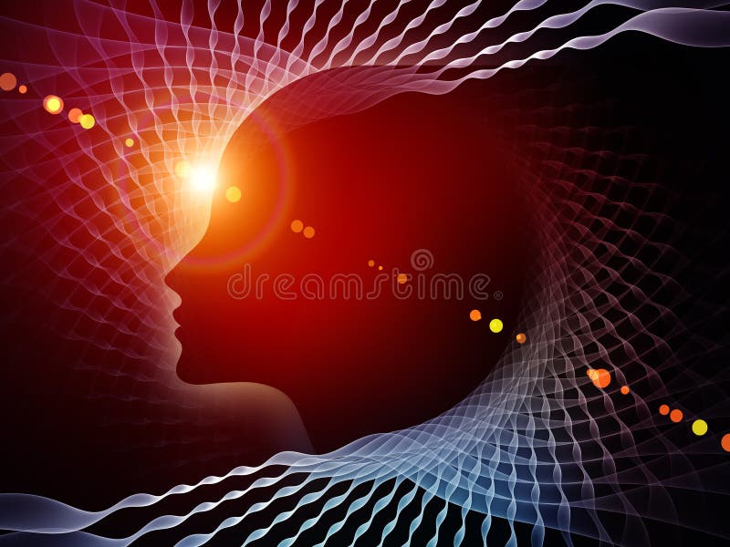 Glow of the Mind stock illustration. Illustration of intellect - 45497476