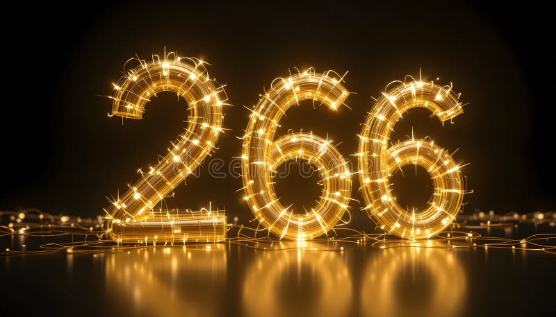 Glow Numbers Sparkle Celebration: Illuminated Numerals for Festive ...