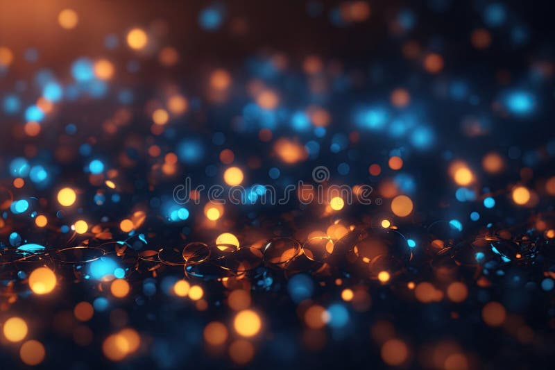 Glow Particles Abstract Mokup Background for Design Stock Illustration ...