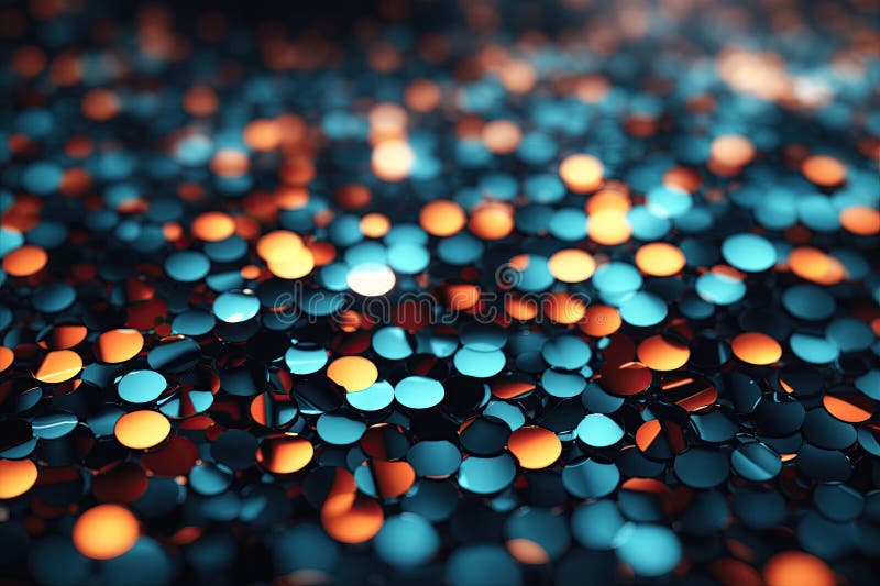 Glow Particles Abstract Mokup Background for Design Stock Illustration ...