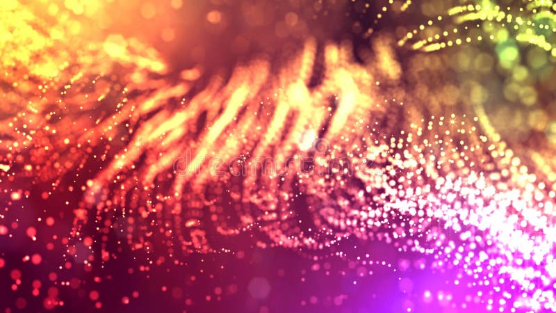 Glow Particles are in Air As Science Fiction of Microcosm or Macro ...