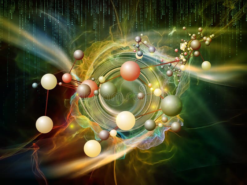 Glow of Particles stock illustration. Illustration of burst - 75066877