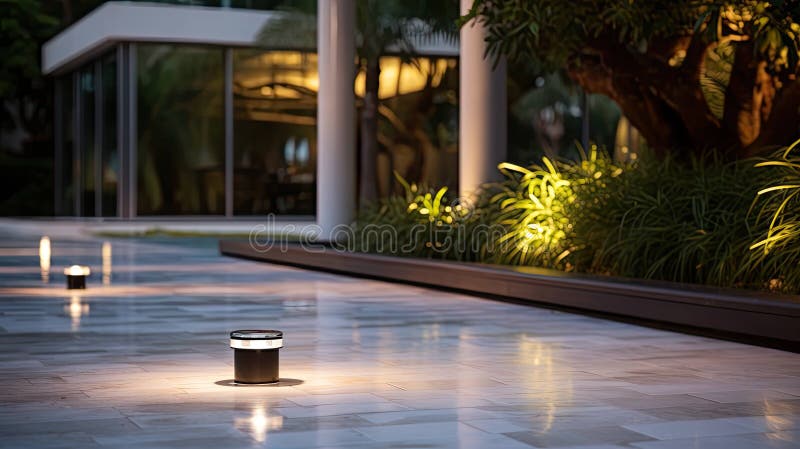 Glow pathway light stock illustration. Illustration of glow - 318008885