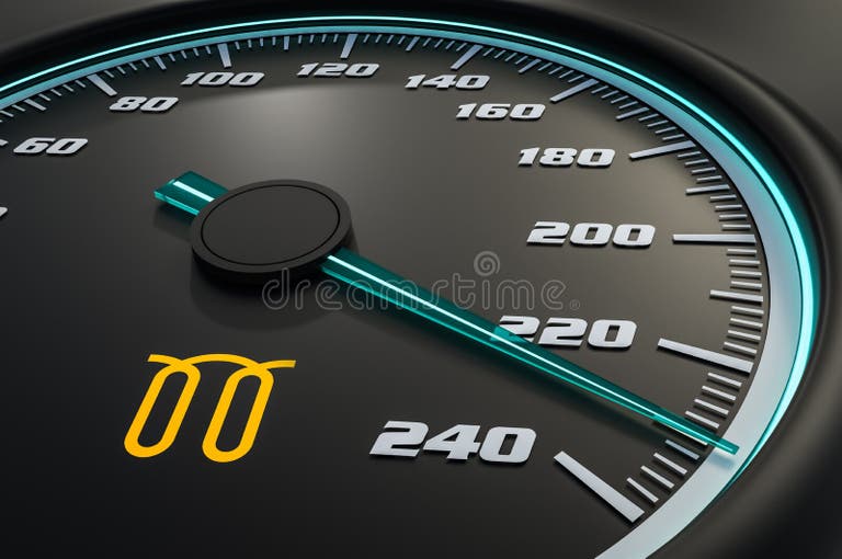 Glow Plug Light on Car Dashboard Stock Illustration - Illustration of ...