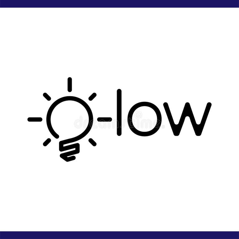 Glow Smart Bulb Text Logotype Vector Template Stock Vector ...