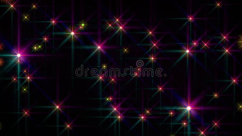 Glow Star Sparkle Flash Loop Animation Stock Footage - Video of white ...