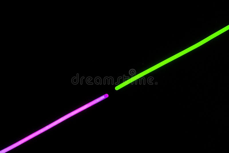 Glow Sticks Fluorescent Lights Stock Image - Image of circle, neon ...