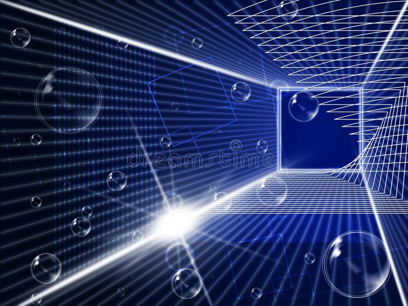 Tech grid stock vector. Illustration of shape, concepts - 11737167