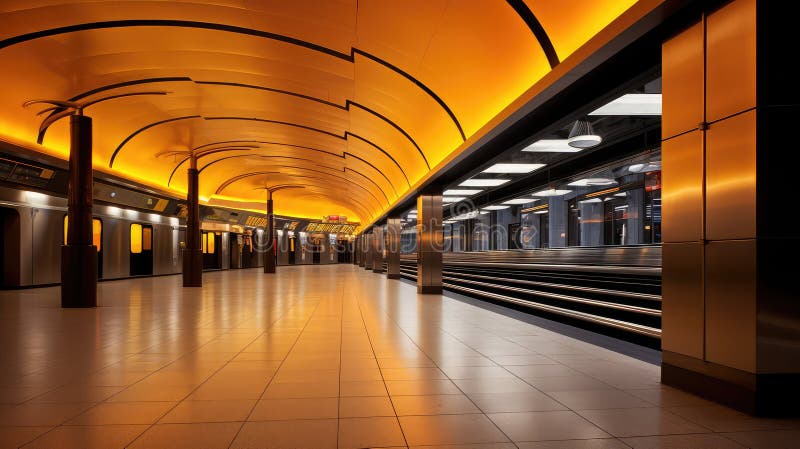 Glow underground light stock illustration. Illustration of photograph ...