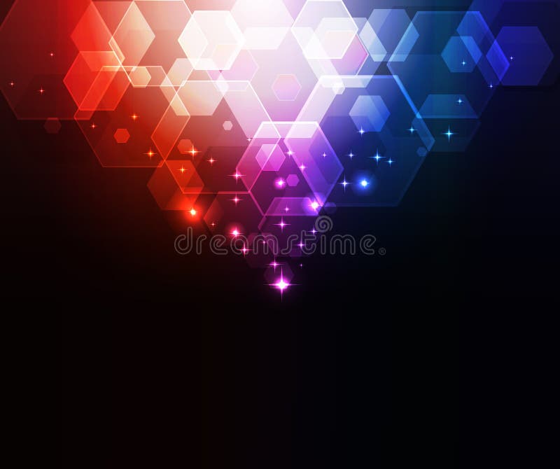 Glowing Abstract Background Stock Illustration - Illustration of ...