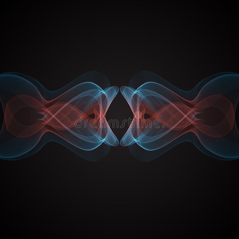 Glowing Abstract Background Stock Vector - Illustration of curve ...