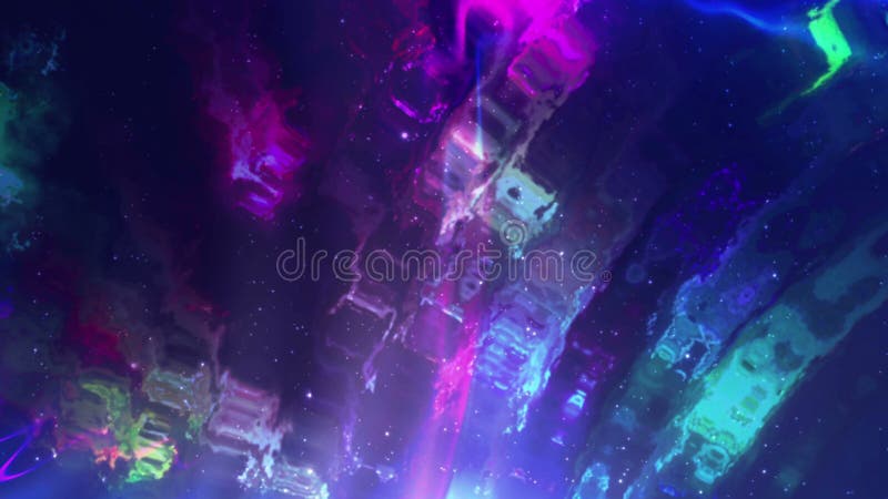 Glowing Abstract Background Loop Stock Footage - Video of creative ...
