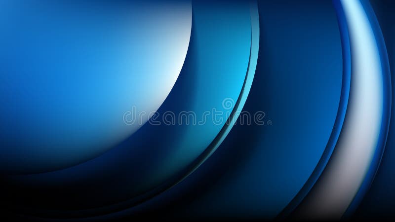Glowing Abstract Cool Blue Wave Background Graphic Stock Vector ...