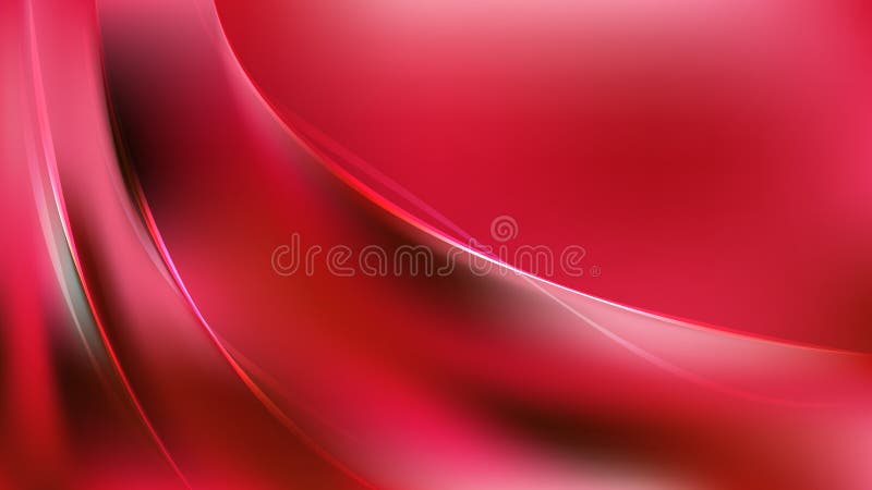 Glowing Abstract Dark Red Wave Background Stock Vector - Illustration ...