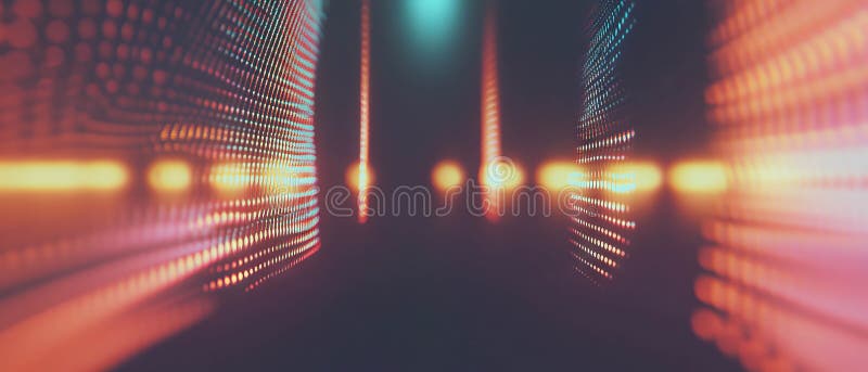 Glowing Abstract Equalizer Background with Space for Logo and Audio ...