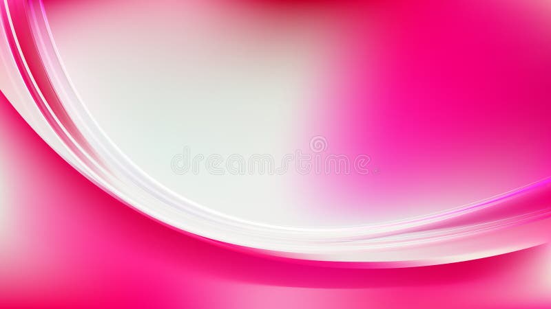 Glowing Abstract Pink and White Wave Background Vector Graphic Stock ...