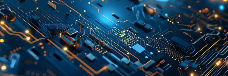 Glowing Abstract Technology Background - Networked Realms - Experience ...