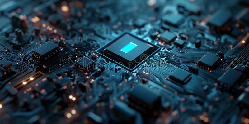 Glowing Abstract Technology Background - Abstract Techno Vortex Stock ...