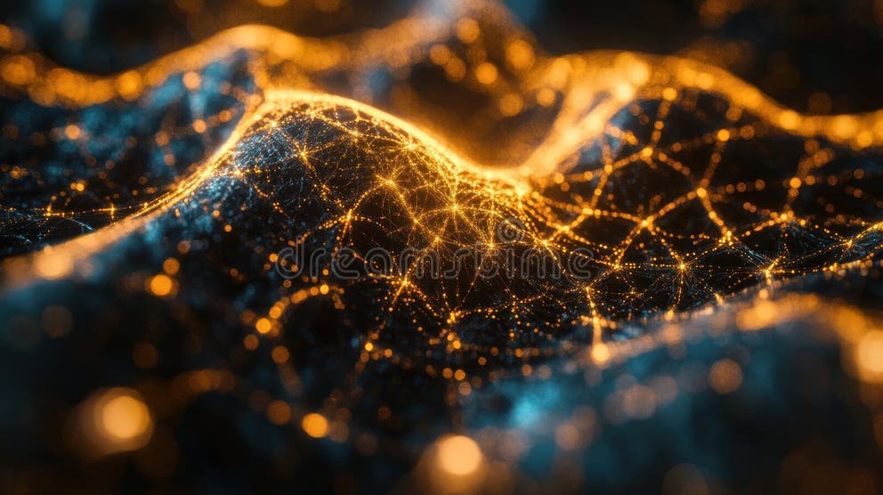 Glowing Ai Powered Neural Network Visualized Stock Photos - Free & Royalty-Free Stock Photos ...