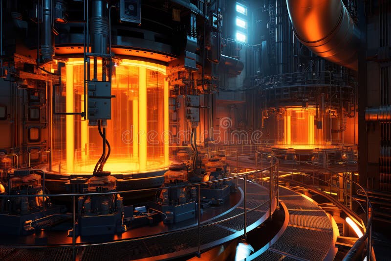 Glowing Atomic Decay Process Produces Quantum Nuclear Power Energy that ...