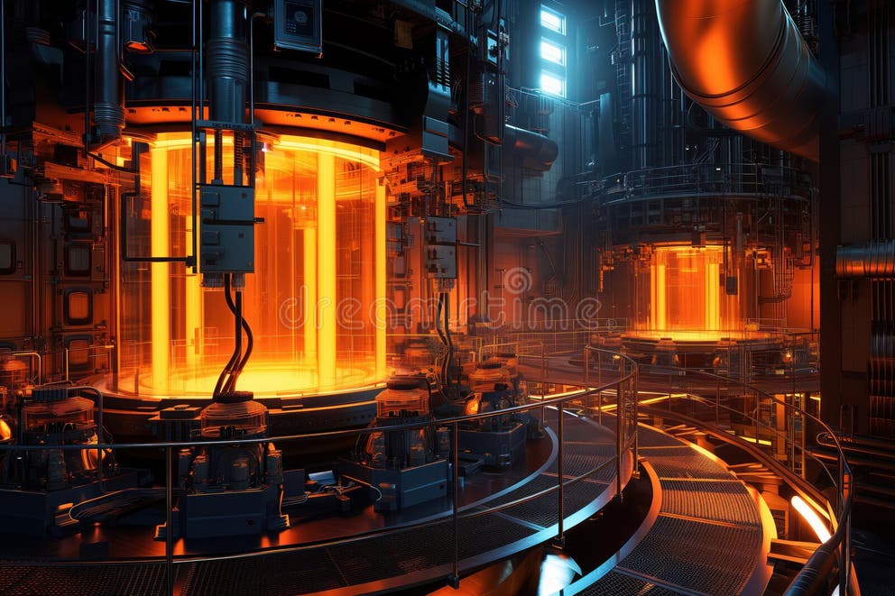 Glowing Atomic Decay Process Produces Quantum Nuclear Power Energy that ...