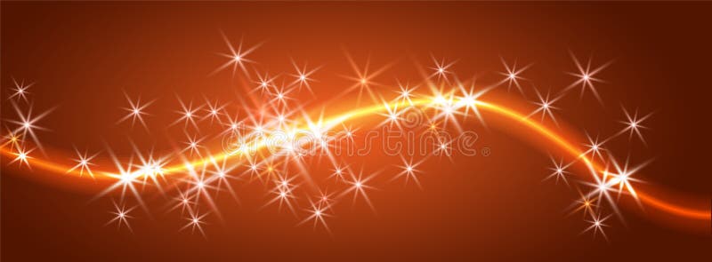 Glowing Background with Sparkle Curved Lines Stock Vector ...
