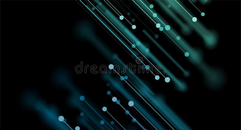 Glowing Blue Abstract Futuristic Hi-tech Background Stock Vector ...