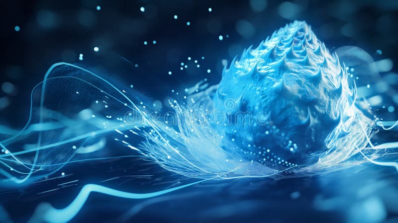 Abstract Spiky Geometric Design Stock Photo - Image of artistic, blue ...