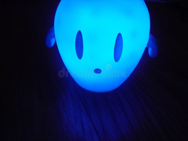 Glowing Blue Alien stock image. Image of ghost, glow, light - 139079