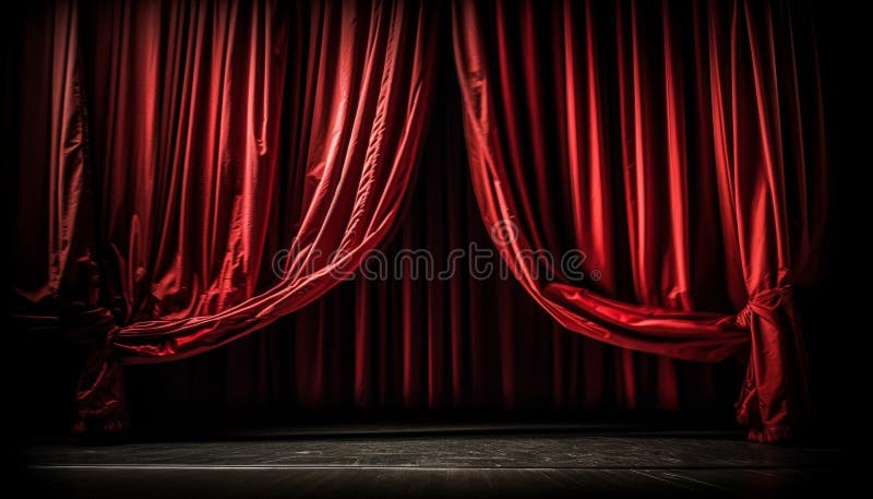 Glowing Blue Backdrop Illuminates Modern Movie Industry Generative AI ...