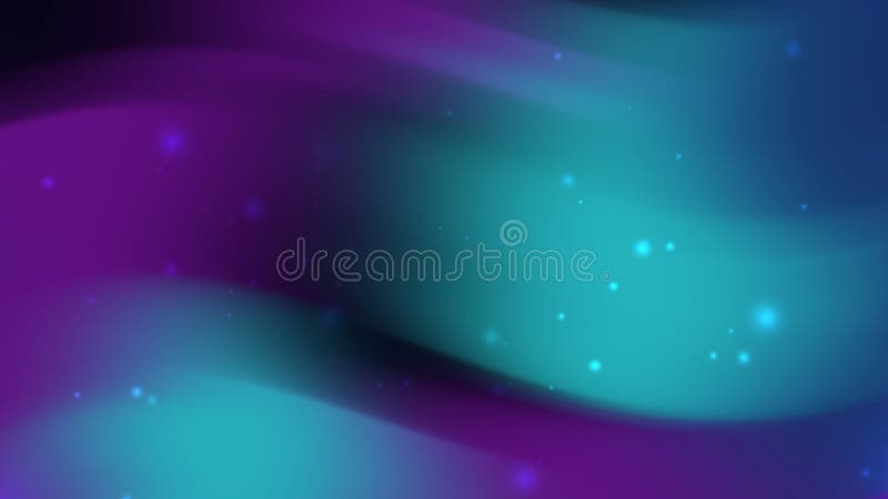 Glowing Blue and Blue Waves Have Small Bright Points Stock Image ...