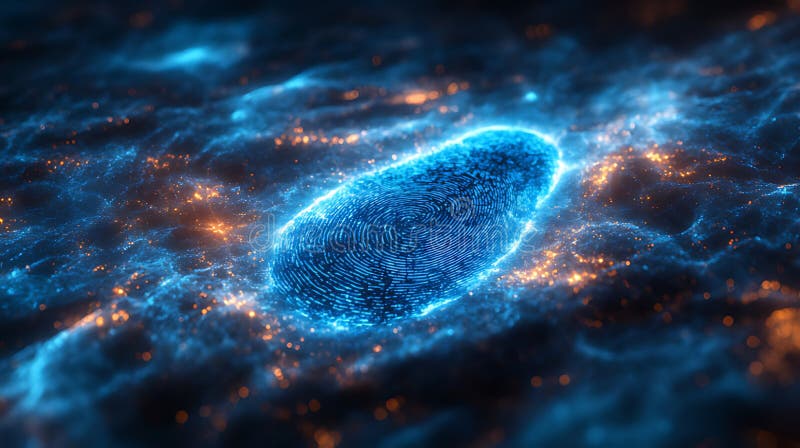 Glowing Blue Cell Microscopic View, Energy Background, Science Stock ...