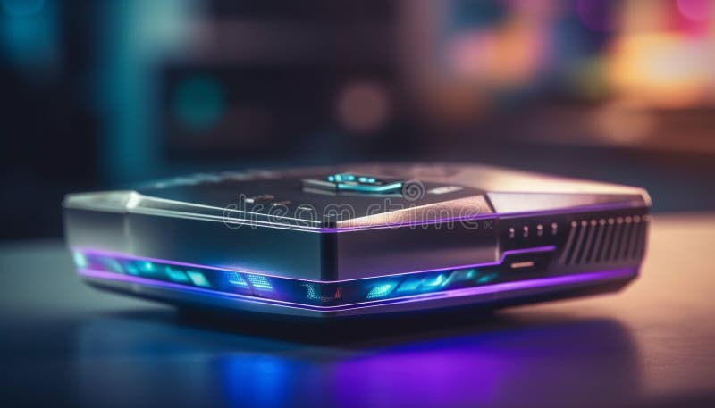 Glowing Blue Backdrop Illuminates Complex Binary Code in a Futuristic ...