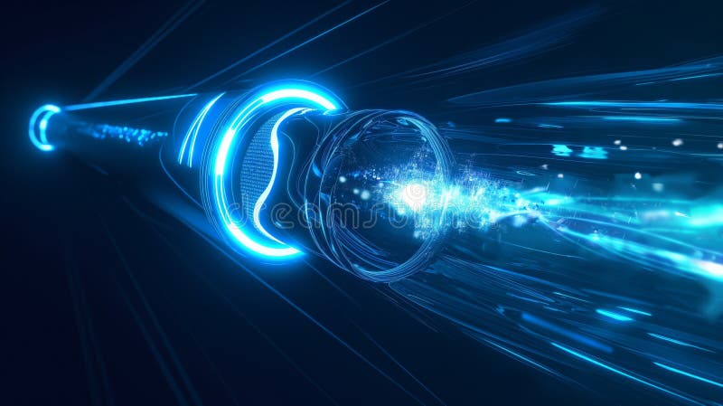 Futuristic Data Stream stock photo. Image of energy - 324742090