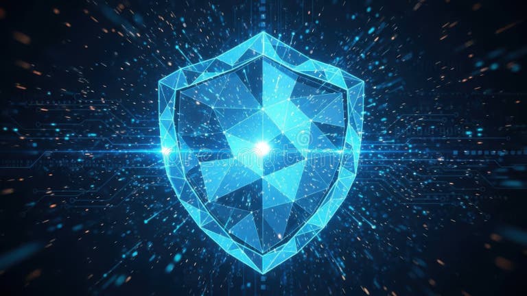 Blue Digital Shield Symbol Stock Illustrations – 16,455 Blue Digital ...