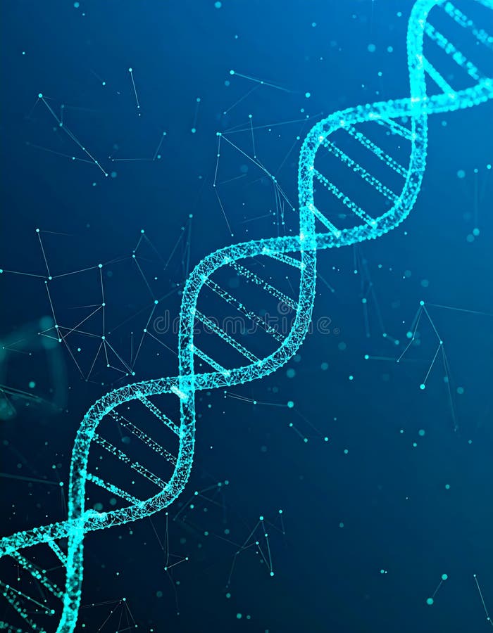 Glowing Blue Dna Double Helix Structure Stock Illustrations – 2,477 ...
