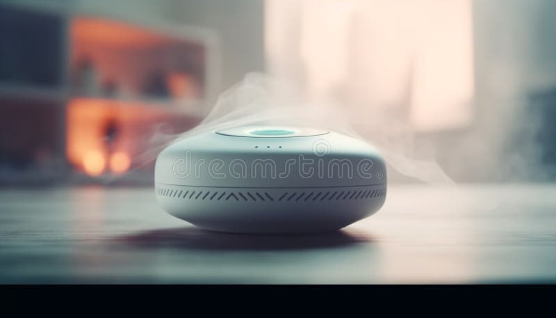 Glowing Blue Flame Burning on Modern Equipment in Dark Studio Generated ...