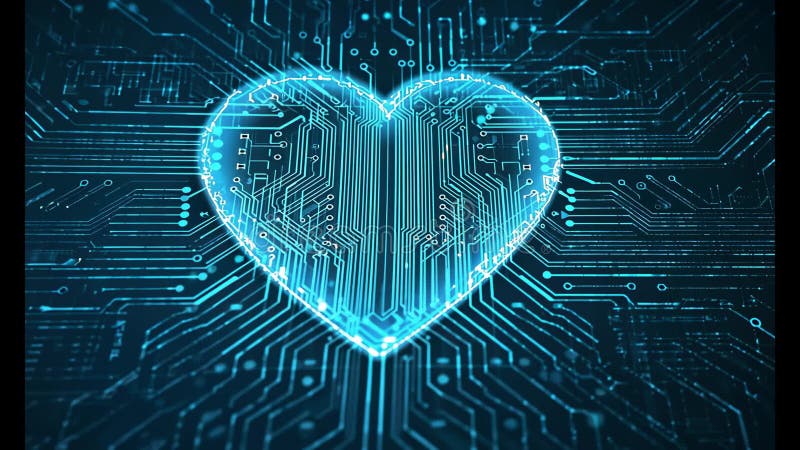Digital Love: Heart-Shaped Circuit Board Design for Technology-Themed ...