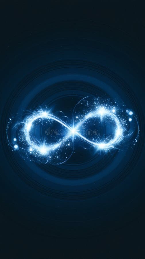 Infinity Symbol Wallpaper For Iphone Futuristic Neon Blue Infinity