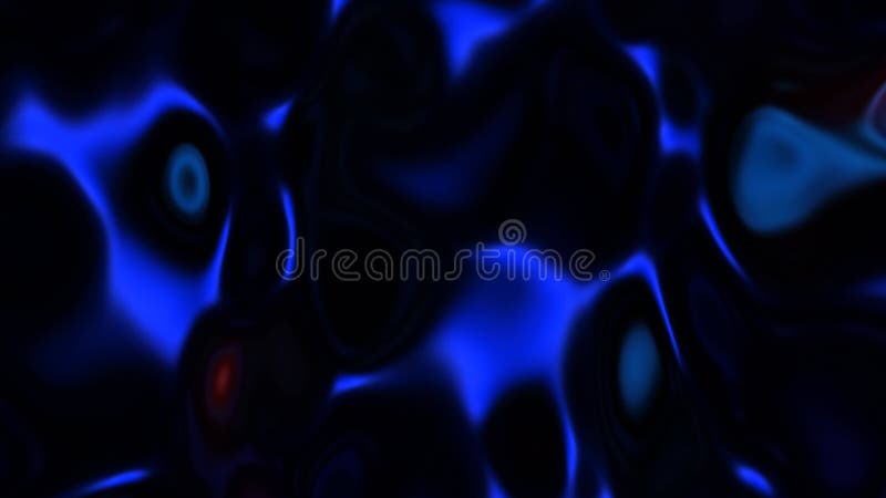 Glowing Blue and Orange Liquid Loop Animation Stock Video - Video of ...