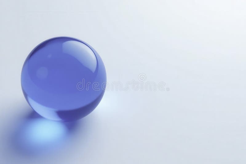 Glowing Blue Orbs Positioned at Different Angles To Create Depth ...