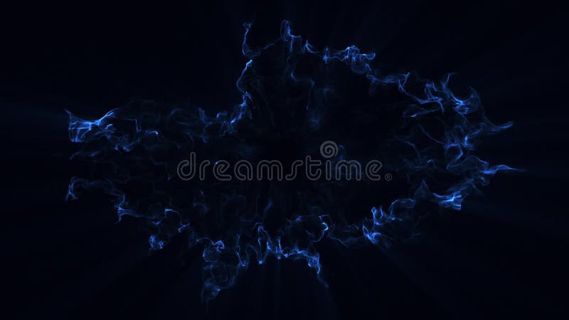 10 Blue Particles Shockwaves Overlay Graphic Elements Stock Footage ...