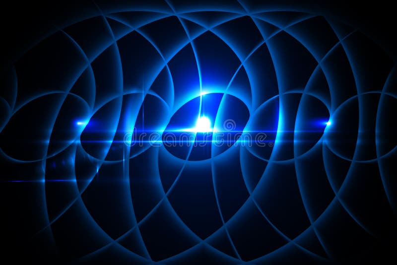 Glowing blue pattern stock illustration. Illustration of black - 35794691