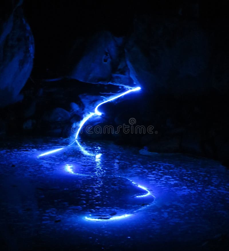 Glowing blue pool stock image. Image of pond, pool, glowing - 84924507