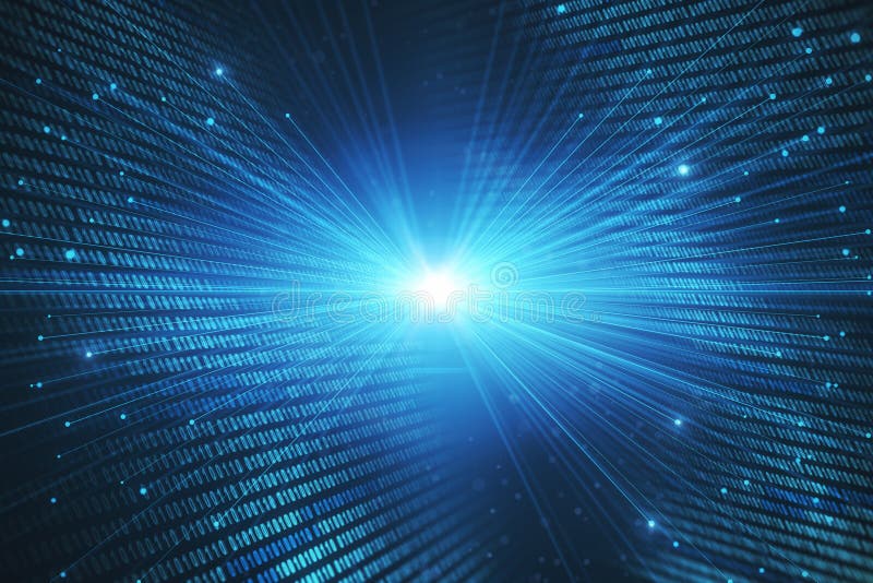 Glowing Blue Sparkle Texture Stock Illustration - Illustration of ...