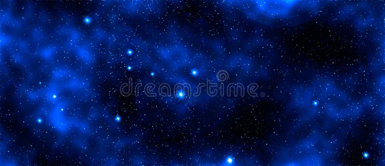 Blue Space Gate Portal To Another Worlds and Universe in Duotone Style ...