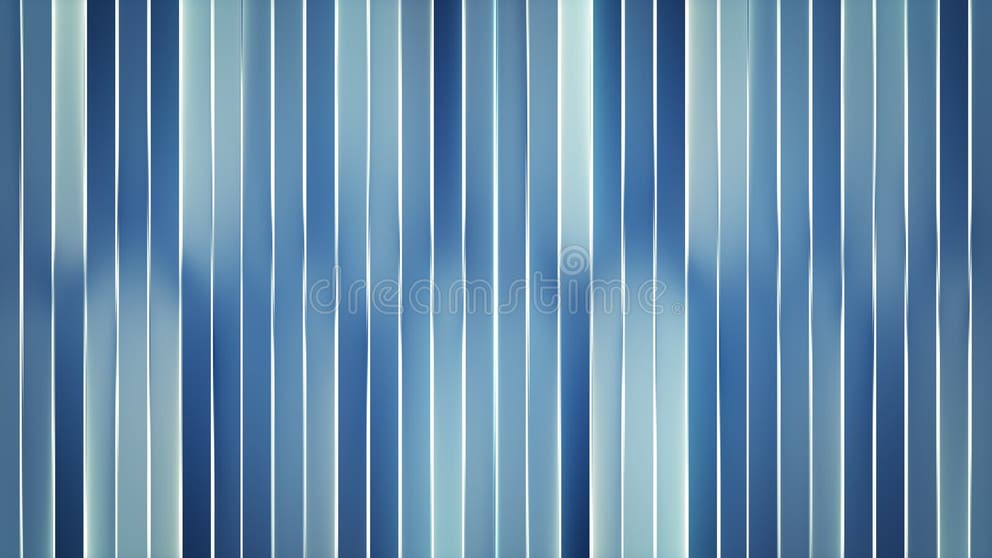 Glowing Blue Vertical Bars Abstract 3D Rendering Stock Illustration ...