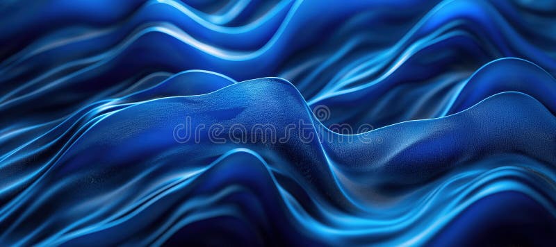 Glowing Blue Wave Texture Background Stock Illustration - Illustration ...