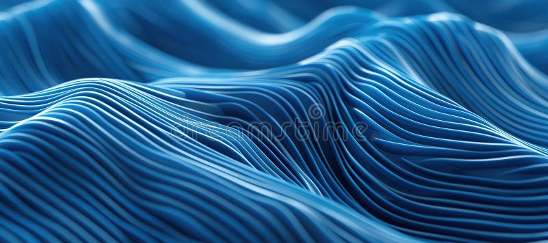 Glowing Blue Wave Texture Background Stock Illustration - Illustration ...