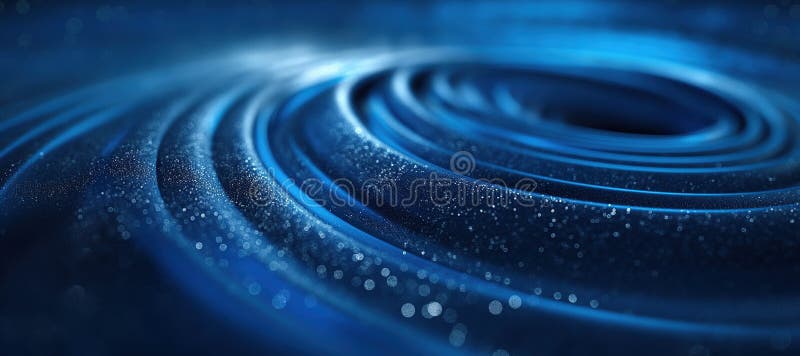 Glowing Blue Wave Texture Background Stock Illustration - Illustration ...